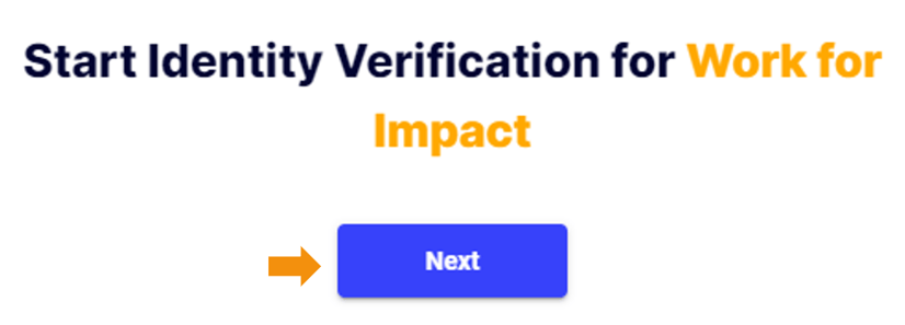 How do I verify my identity on Work for Impact? (KYC)