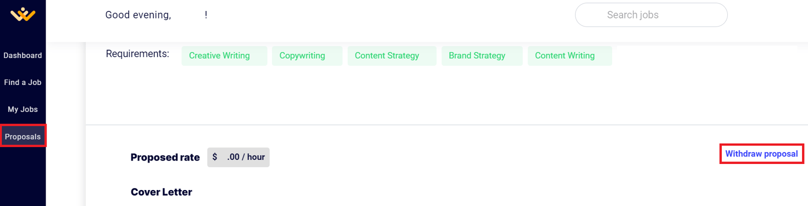 How can I withdraw or edit a proposal I've submitted?