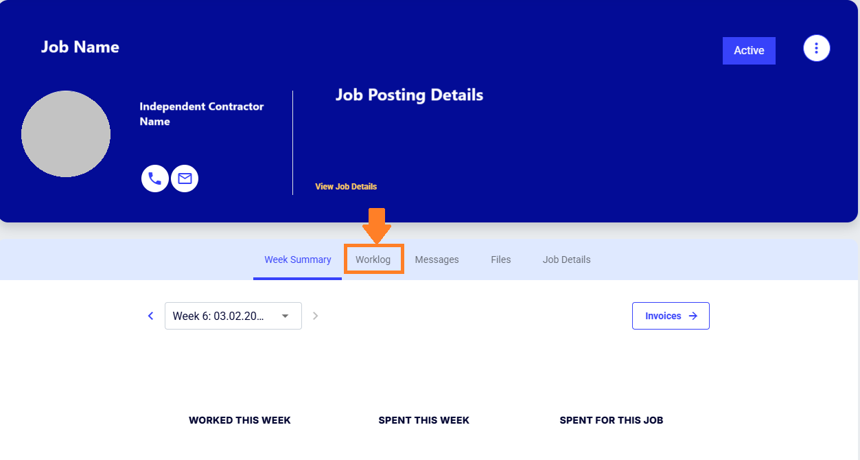 How do I review the screenshots of my Independent Contractor's work?